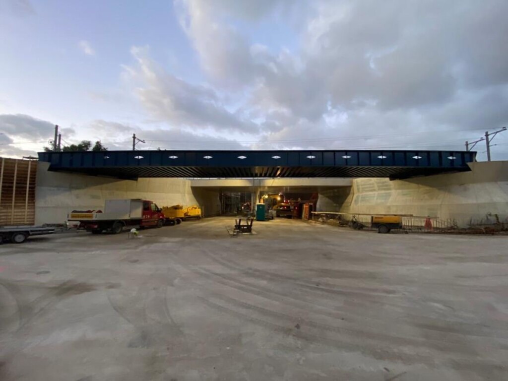 Structural work ready for new underpass Contactweg – with bicycle ...